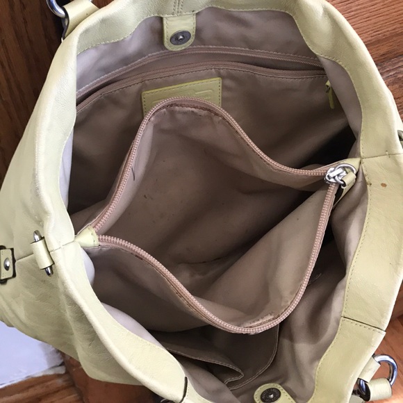 Coach | Bags | Authentic Coach Yellow Handbag | Poshmark